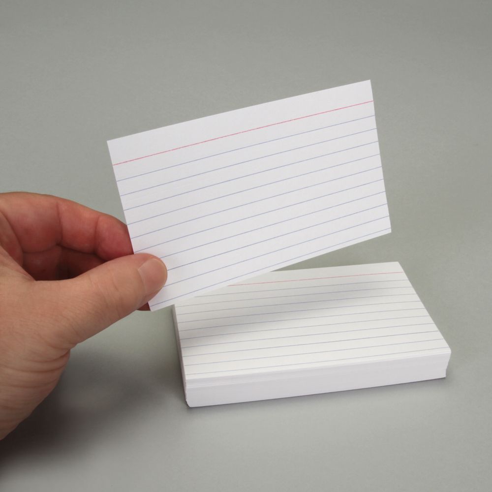 Index Cards 3 X 5 Pack Of 100 Carolina