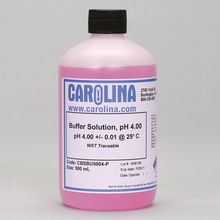 pH 4.01 Buffer Solution (1 pint) | Carolina Biological Supply