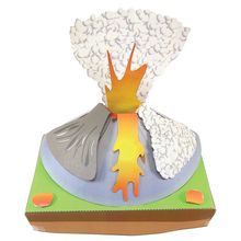 Origami Organelles™ 3-D Paper Model Kit: Volcano | Carolina Biological ...