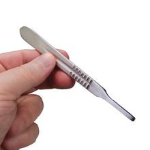 Scalpel Handle, Economy, No. 4, Stainless Steel, Uses Blades No. 20–25 ...
