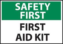 First Aid Kit Safety Sign | Carolina Biological Supply
