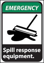Spill Response Equipment Safety Sign | Carolina Biological Supply