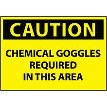 Chemical Goggles Required Safety Sign | Carolina Biological Supply