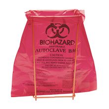 Benchtop Biohazard Disposal Bags with Holder, Box of 100 | Carolina ...
