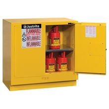 Justrite® Flammables Cabinet, Self-Closing Doors, 22 gal | Carolina ...