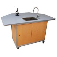 Mobile Science Lab Workstation, Black | Carolina Biological Supply