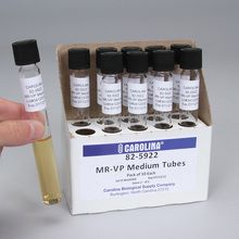 MR-VP Medium, Prepared Media Tubes, Pack of 10 | Carolina Biological Supply