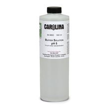 Buffer Solution, pH 5, Laboratory Grade, 500 mL | Carolina Biological Supply