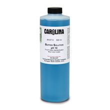 Buffer Solution, pH 10, Color Coded, Blue, Laboratory Grade, 500 mL ...