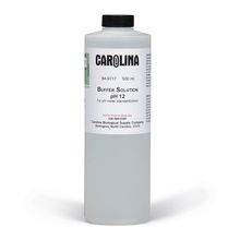 Buffer Solution, pH 12, Laboratory Grade, 500 mL | Carolina Biological ...