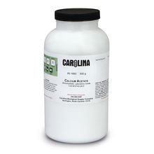 Calcium Acetate, Laboratory Grade, 500 g | Carolina Biological Supply