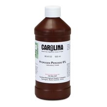 Hydrogen Peroxide, 6%, Laboratory Grade, 500 mL | Carolina Biological ...