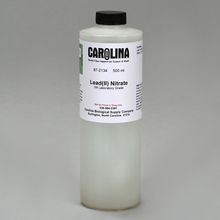 Lead (II) Nitrate, 1 M, Laboratory Grade, 500 mL | Carolina Biological ...