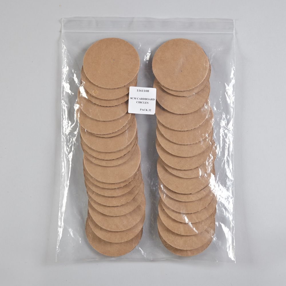 Cardboard Wheels, 8 cm, pack of 32 | Carolina Biological Supply