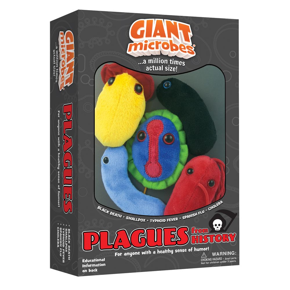 GIANTmicrobes® Plagues from History Plush Set | Carolina Biological Supply