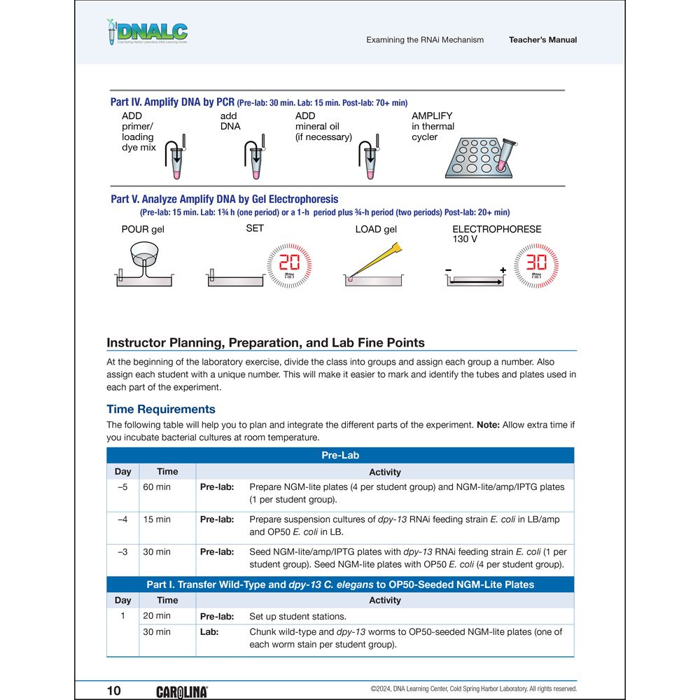 Examining the RNAi Mechanism Kit (RNAi and Amplification; with voucher ...