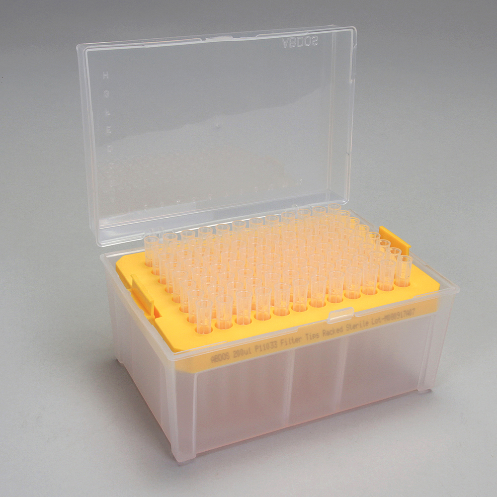 Filtered Micropipet Tips (2 to 200 µL), Sterile, Rack of 96 | Carolina.com