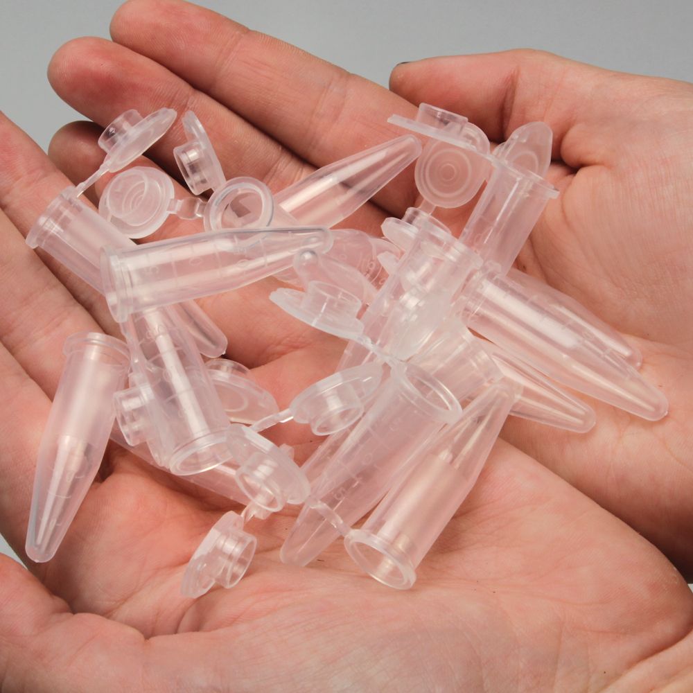 Carolina® Premium Microcentrifuge Tubes, 1.5 mL, Colorless, Pack of 500 ...