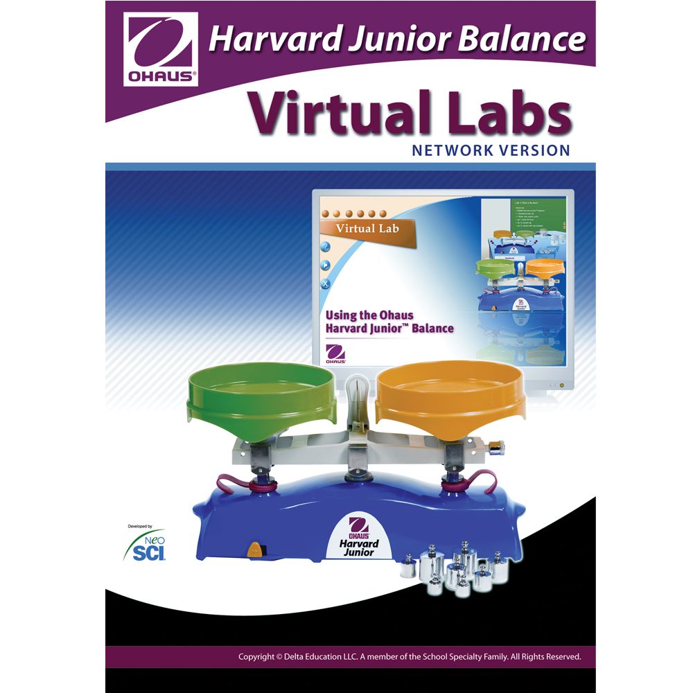 OHAUS Harvard Junior™ Virtual Lab Software | Carolina Biological Supply