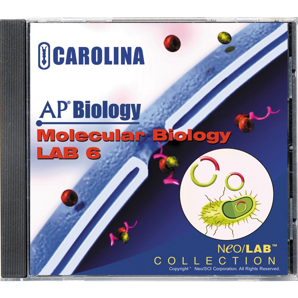 Carolina® CD-ROM for Classic AP Biology Labs: Molecular Biology ...