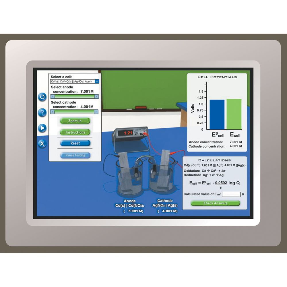 Carolina® CD-ROM Series for Use with AP Chemistry: Electrochemical ...