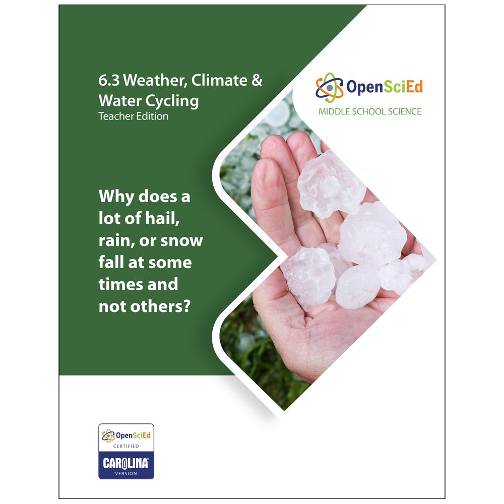 OpenSciEd: 6.3 Weather, Climate & Water Cycling 1-Class Unit Kit ...