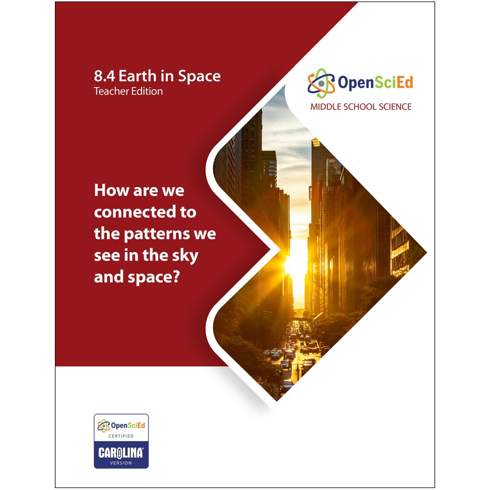 OpenSciEd: 8.4 Earth in Space 1-Class Unit Kit | Carolina Biological Supply
