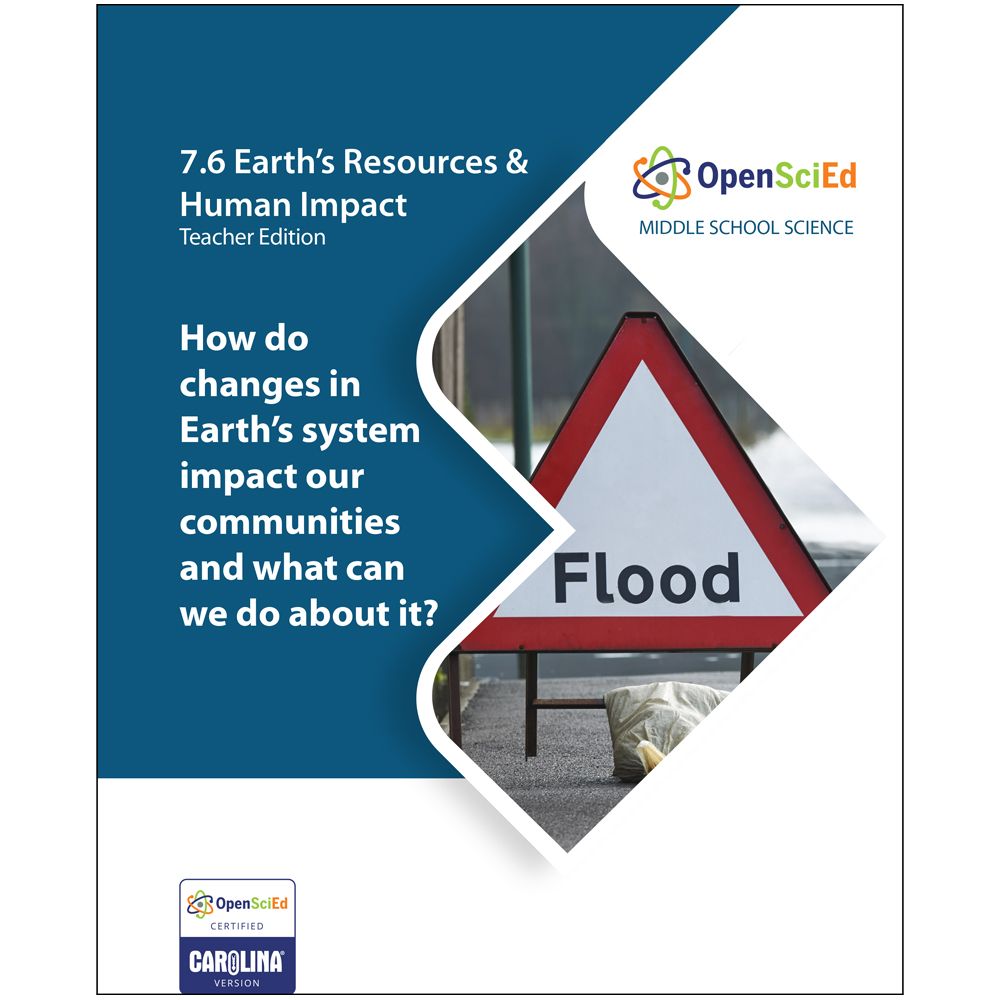 OpenSciEd: 7.6 Earth's Resources and Human Impact 5-Class Unit Kit ...