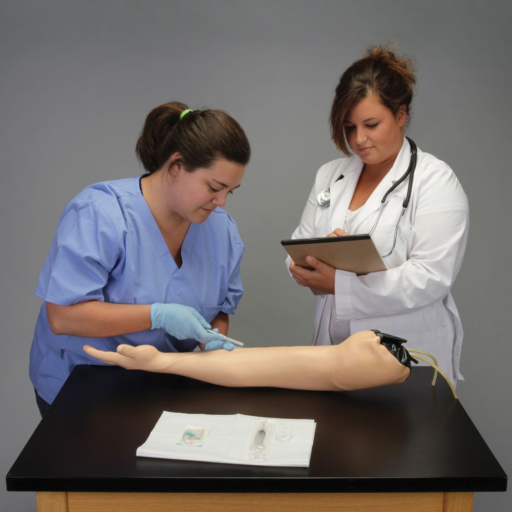 Life/form® Adult Venipuncture and Injection Training Arm, Light ...