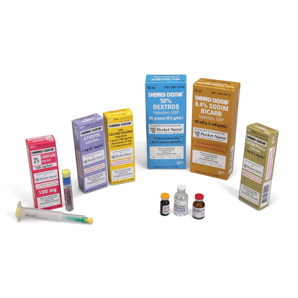 Demo Dose® Simulated Code Drugs Set #2 | Carolina Biological Supply