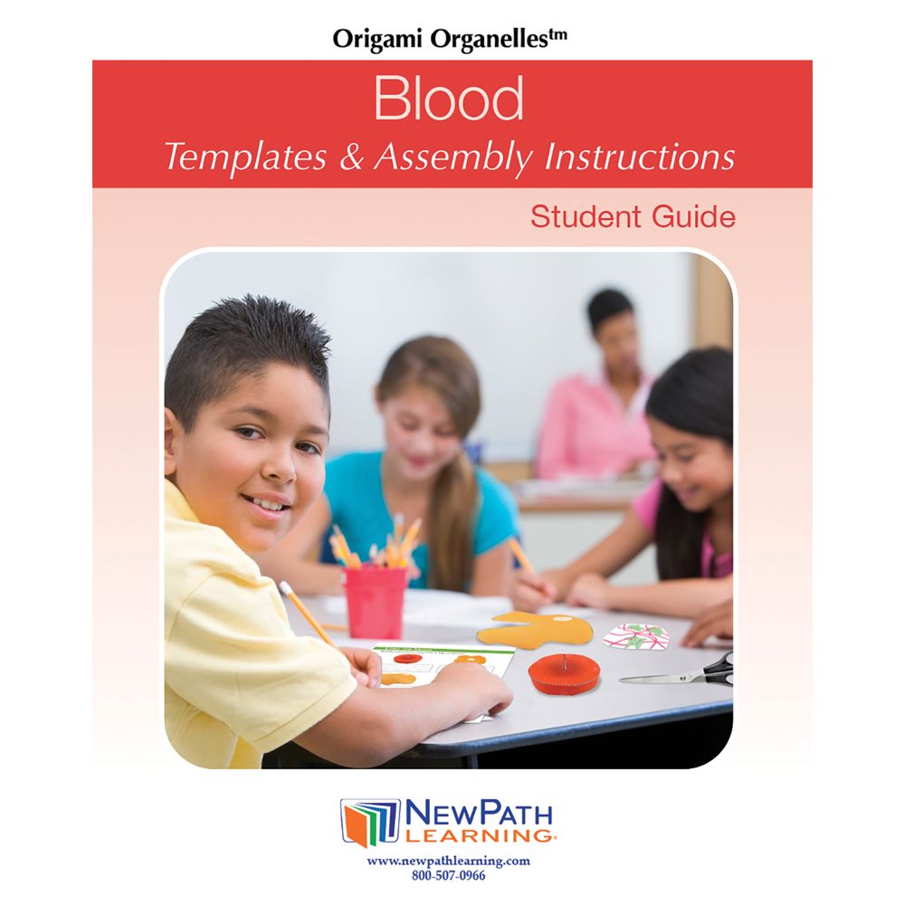 Origami Organelles™ 3-D Paper Model Kit: Blood | Carolina Biological Supply