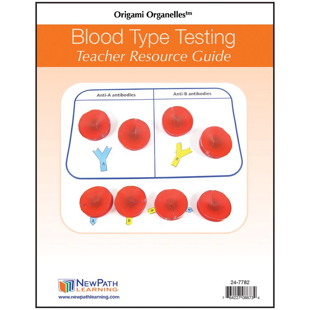 Origami Organelles™ 3-D Paper Model Kit: Blood Type Testing | Carolina ...