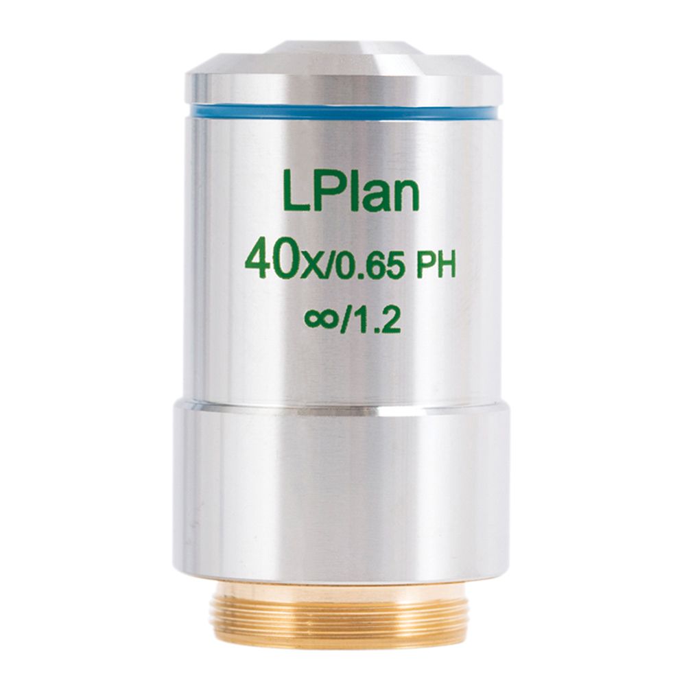 Accu-Scope® 40x LWD Plan Phase Contrast Objective for EXI-310-PH Inverted Trinocular Microscope ...