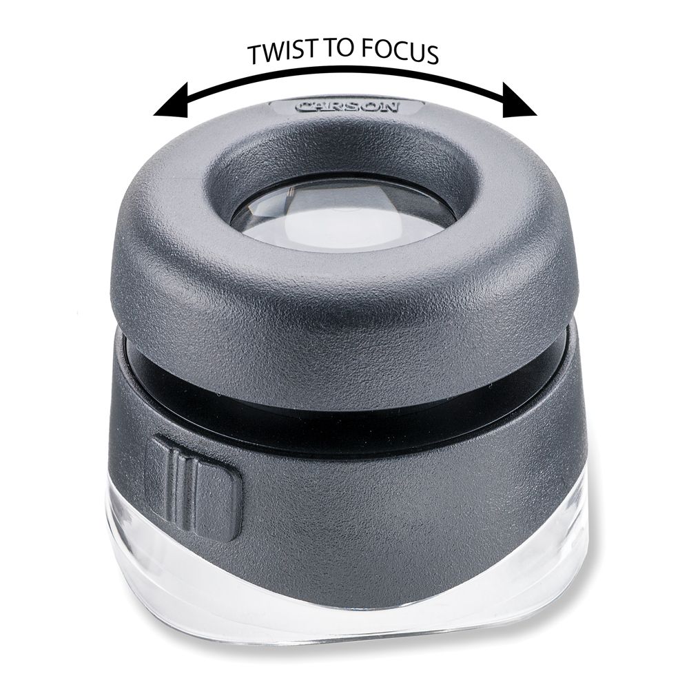 Carson® LED VersaLoupe™ 10x Magnifier | Carolina Biological Supply