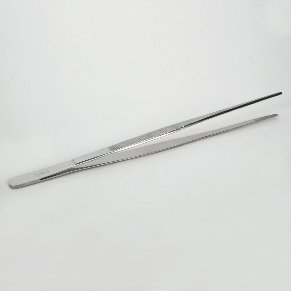Specimen Forceps, Stainless Steel, Straight, 12 in | Carolina.com
