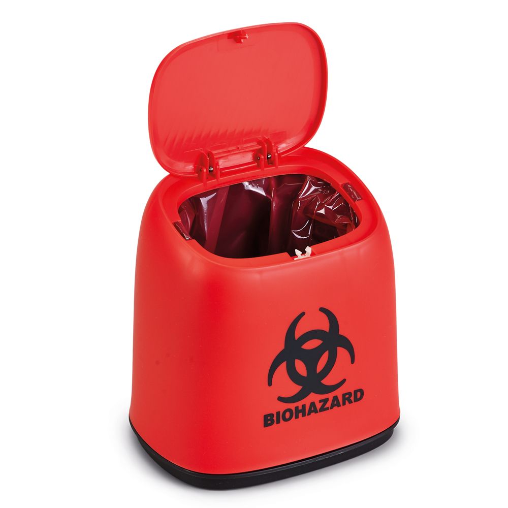 BenchBin™ Benchtop Biohazard Bin | Carolina Biological Supply