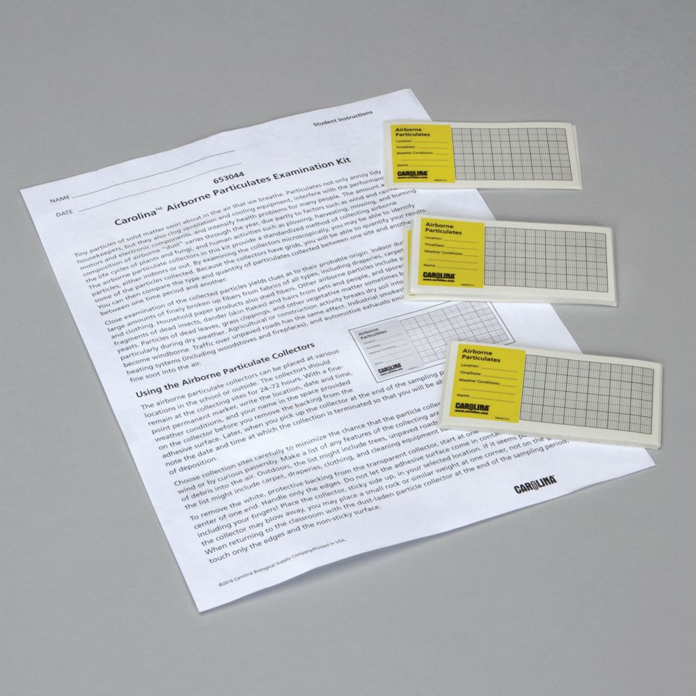 Carolina® Airborne Particulates Examination Kit | Carolina Biological ...