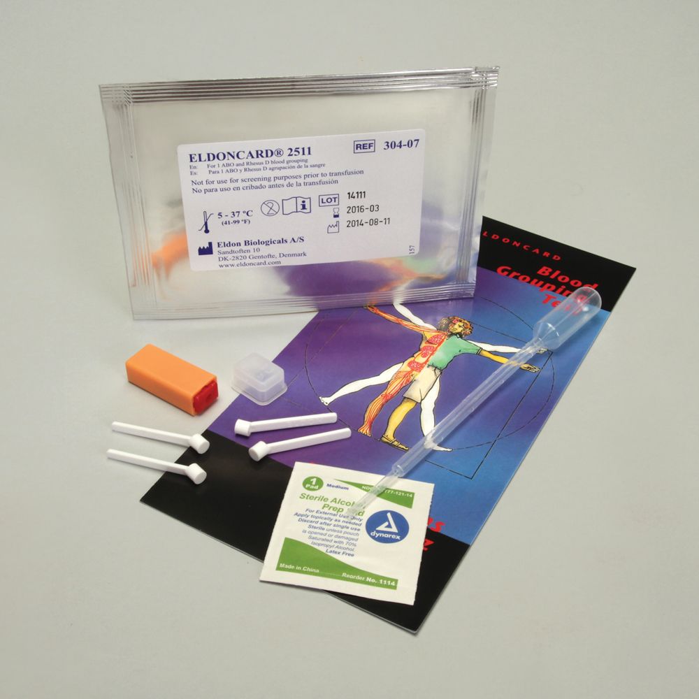 ABO/Rh Eldoncard Student Kit | Carolina.com