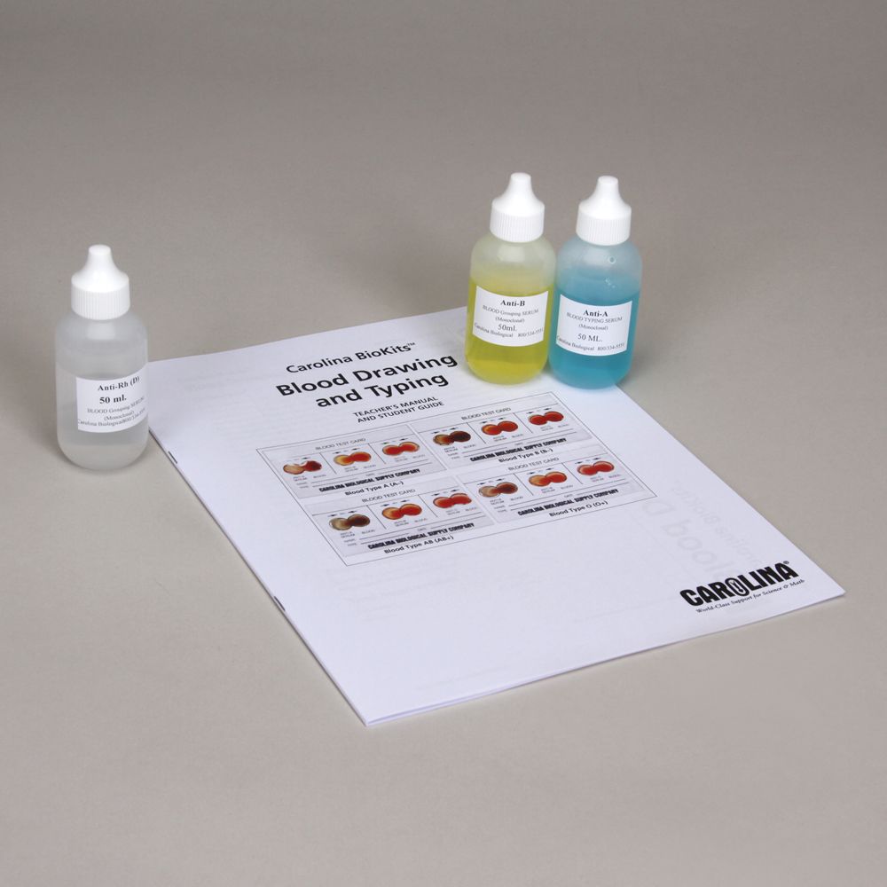 ABO/Rh Antisera Set, Bulk (50 mL each of anti-A, B, and D(Rh) sera ...