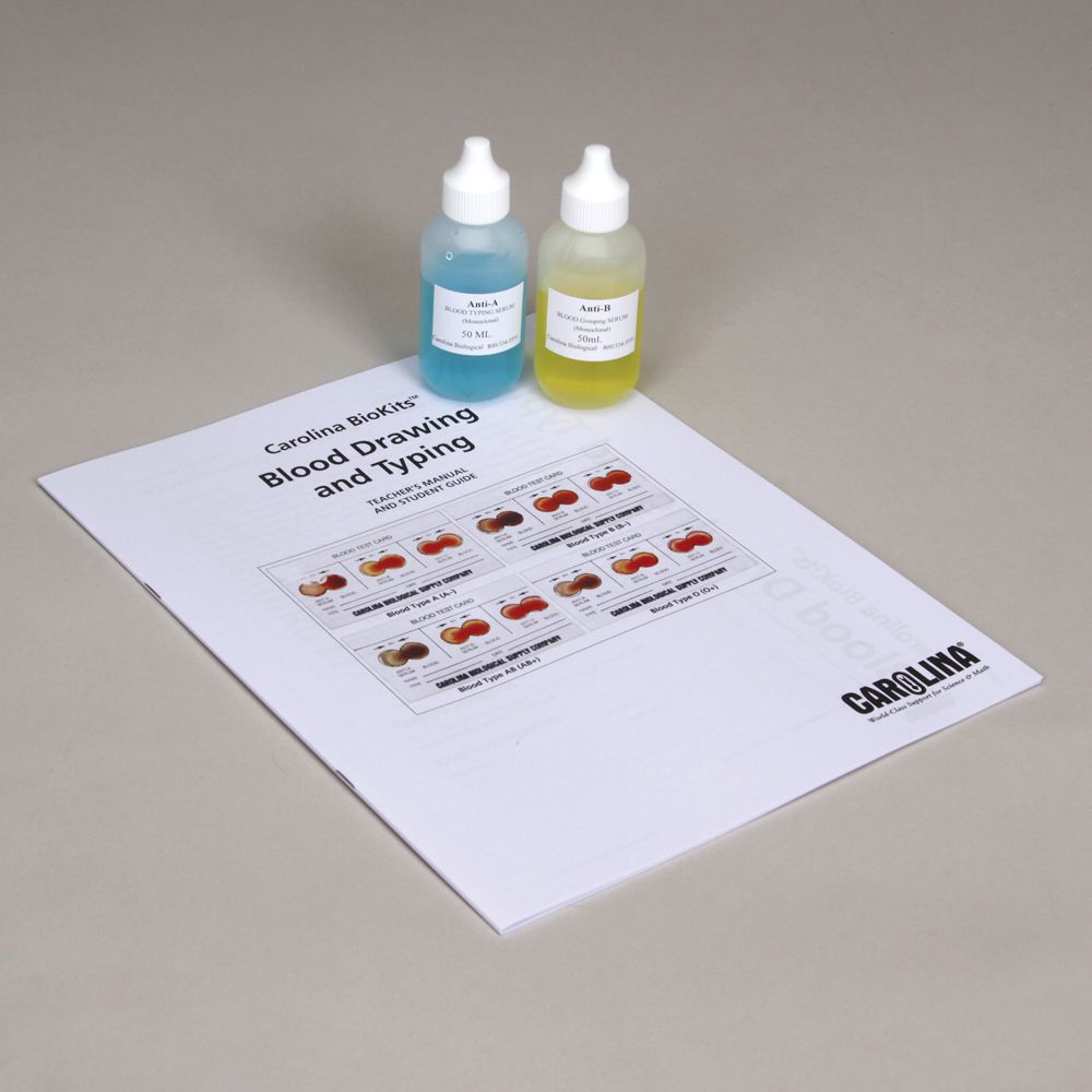 ABO Antisera Set, Bulk (50 mL each of anti-A and B sera) | Carolina.com