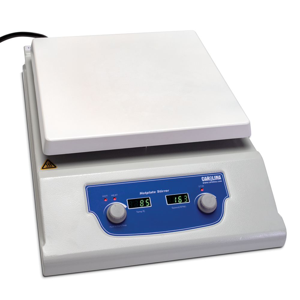 Carolina® Digital Hot Plate/Stirrer, 10 x 10" Top, 115 V, US Plug ...