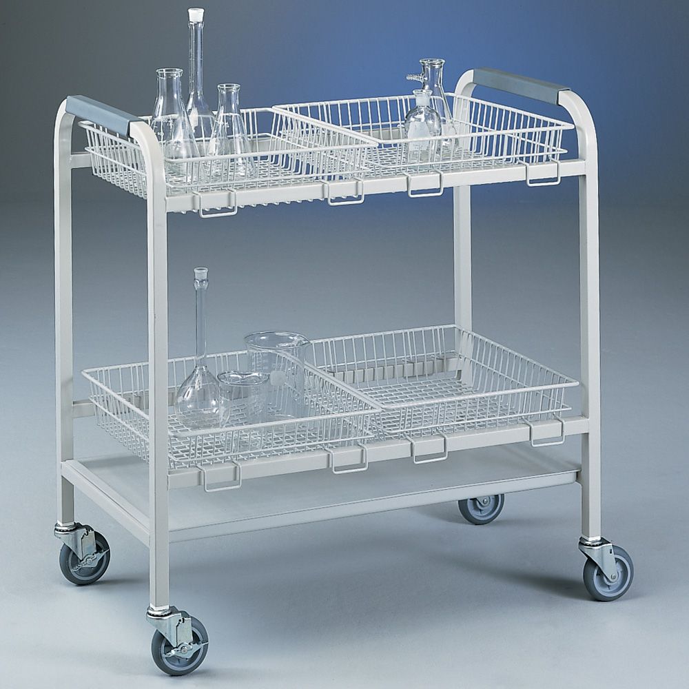 Glassware Cart with 4 Baskets | Carolina Biological Supply