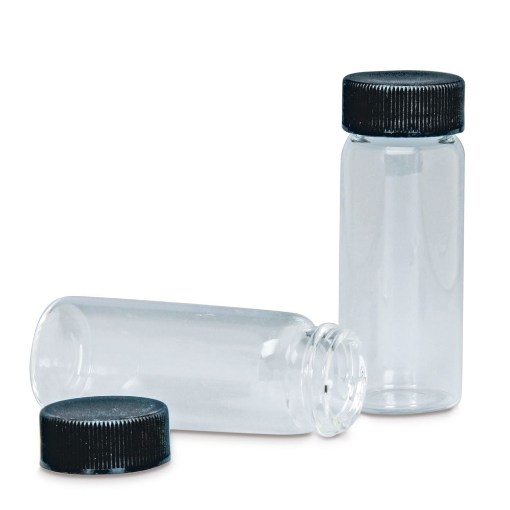 Vials, Flint Glass Screw-Cap, 6 dram | Carolina Biological Supply