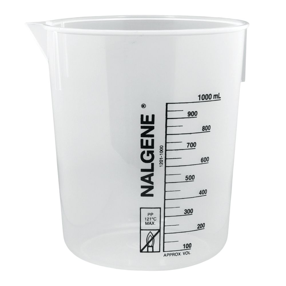 Nalgene Griffin Beaker, Low Form, Polypropylene, 1,000 mL | Carolina ...