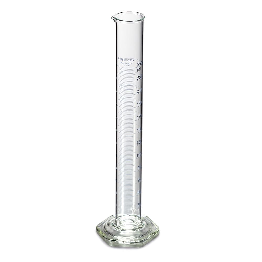Pyrex® Vista™ Cylinder, 250 mL, "To Contain" | Carolina Biological Supply