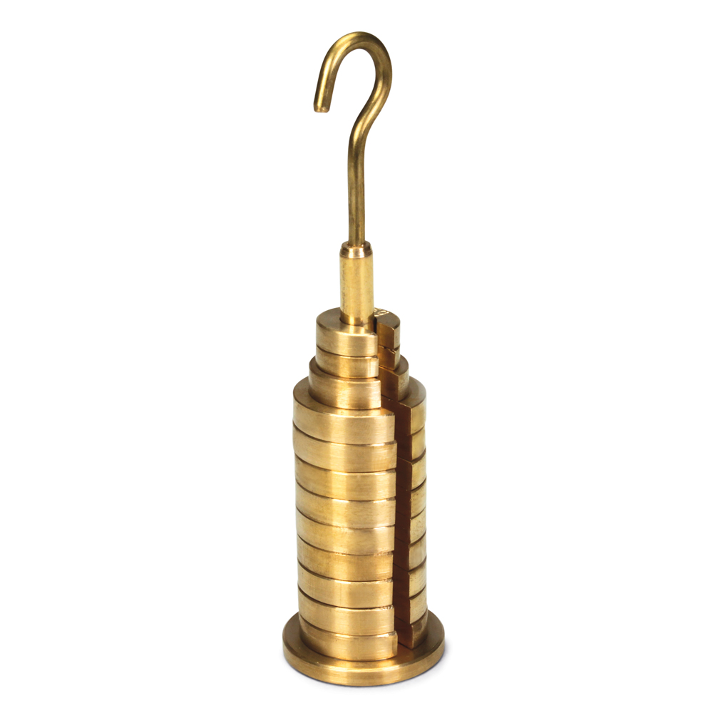 Eisco® Brass Slotted Mass Set | Carolina Biological Supply