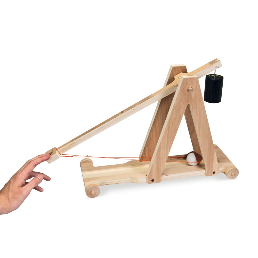 Simple Trebuchet Laser Cut Desktop Trebuchet By Dustinandrews