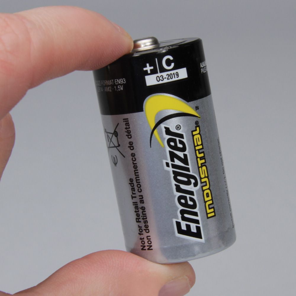 Energizer® Industrial Alkaline Battery, Size C | Carolina.com