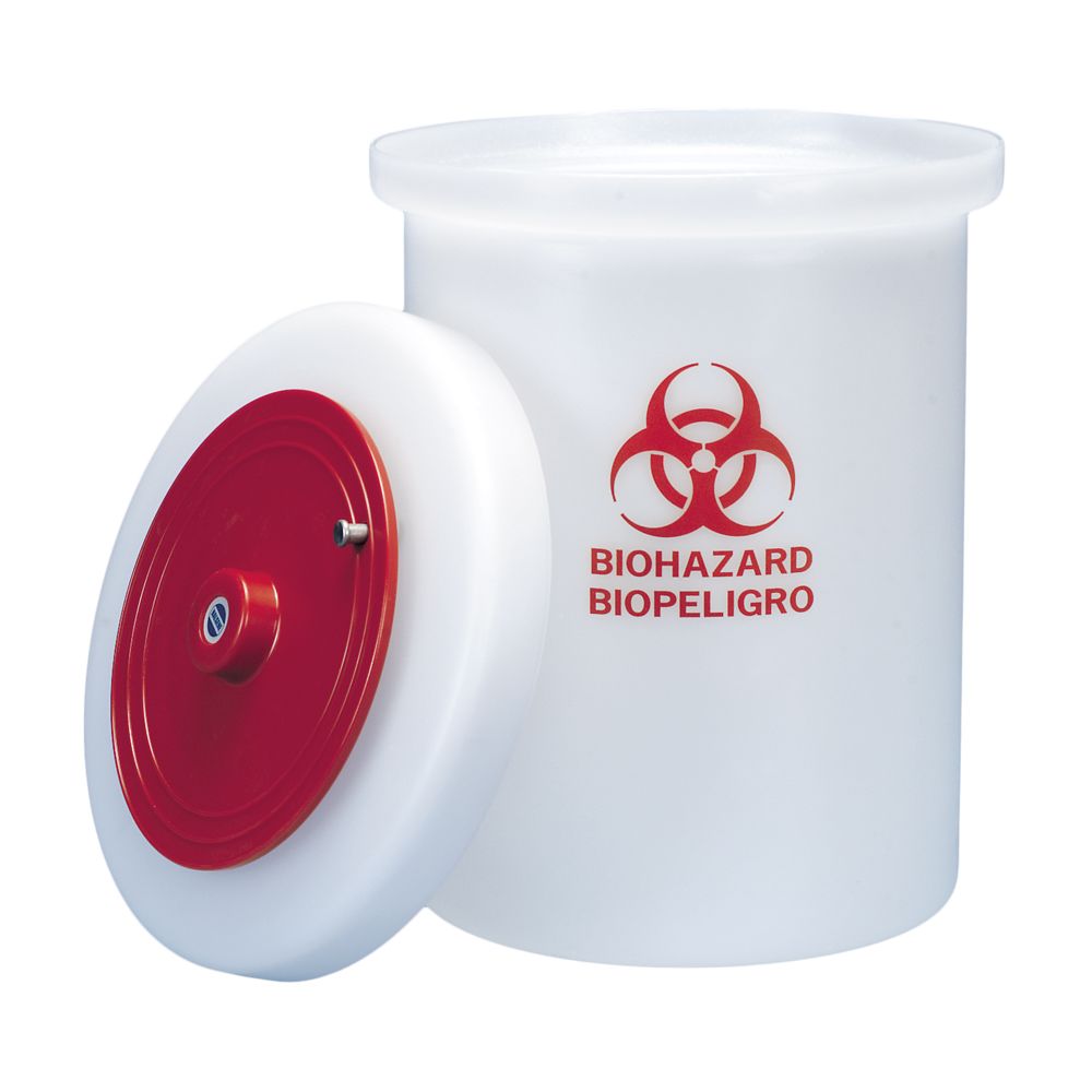 Biohazard Waste Container, 5 gal (19 L) | Carolina Biological Supply