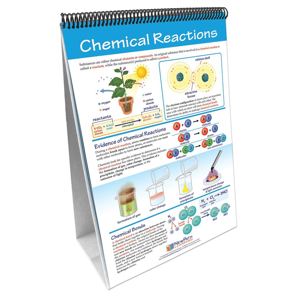 Curriculum Mastery® Chemical Reactions Flip Chart Set | Carolina ...